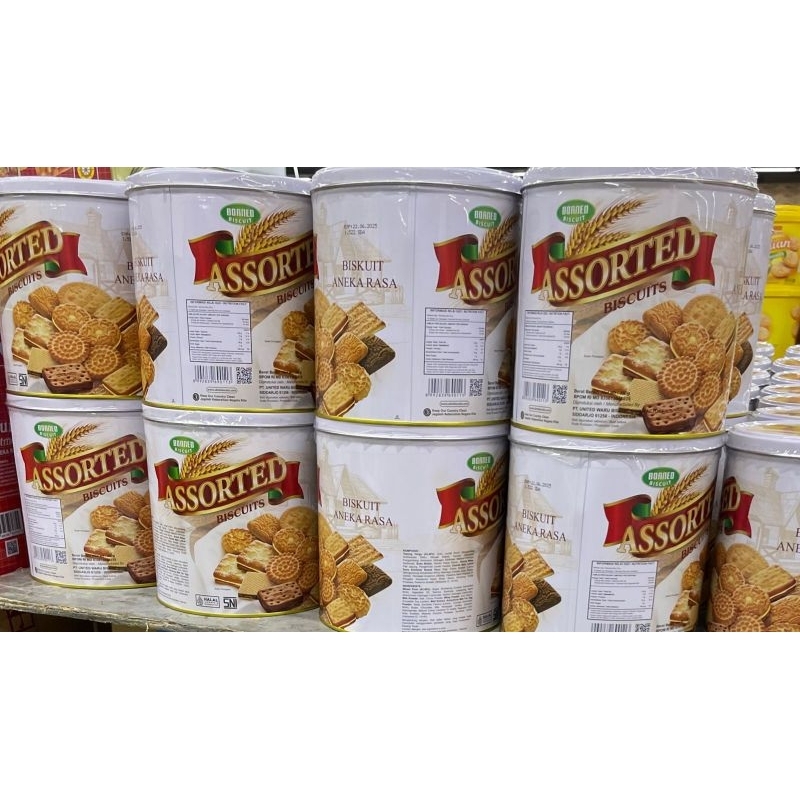 Borneo assorted CANNED BISCUIT | Shopee Philippines