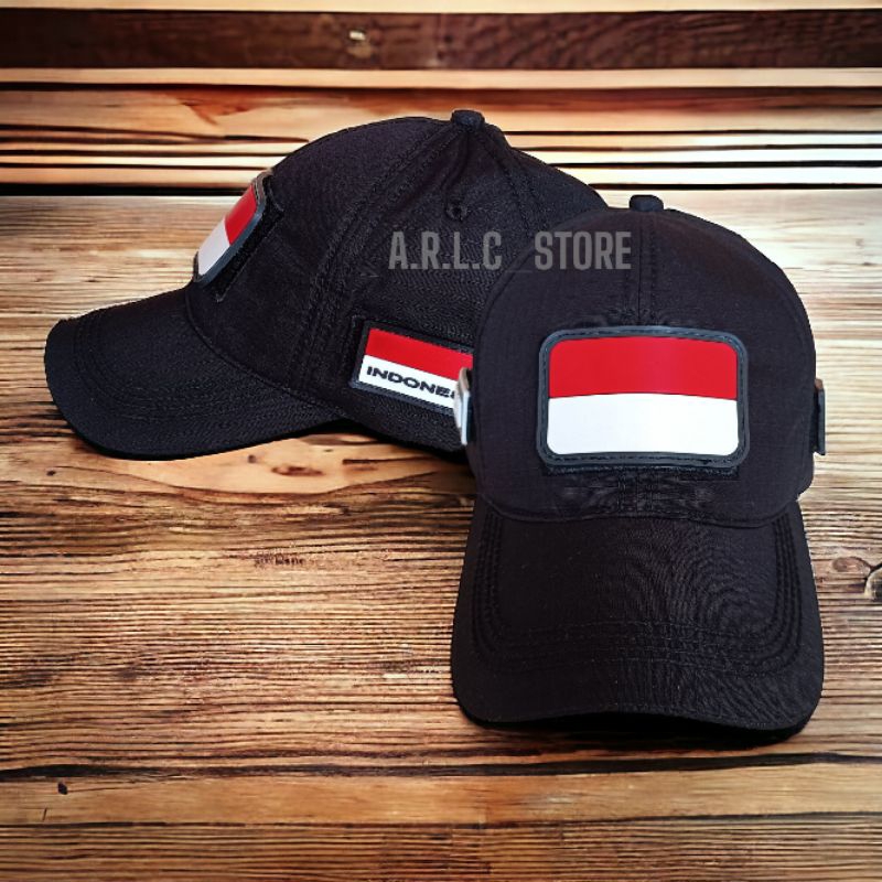 PUTIH MERAH Bdu tactical Indonesian flag hat red and white opal ...