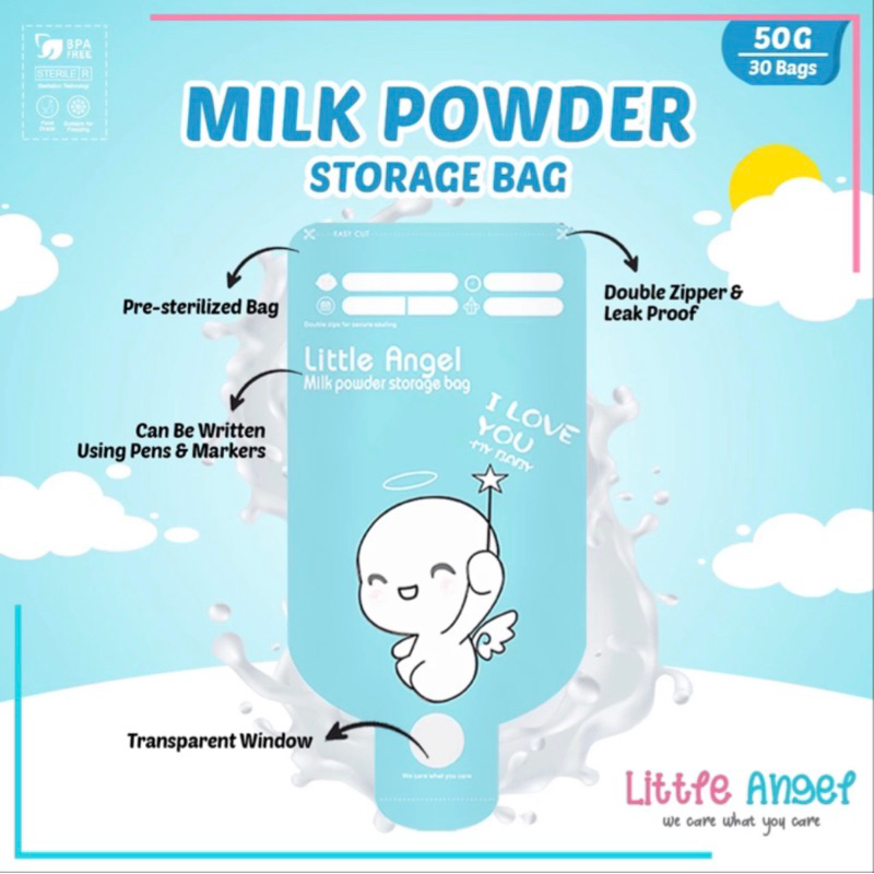 Baby MILK POWDER BAGS SUFOR PLASTIC MILK FORMULA BABY MILK POWDER ...