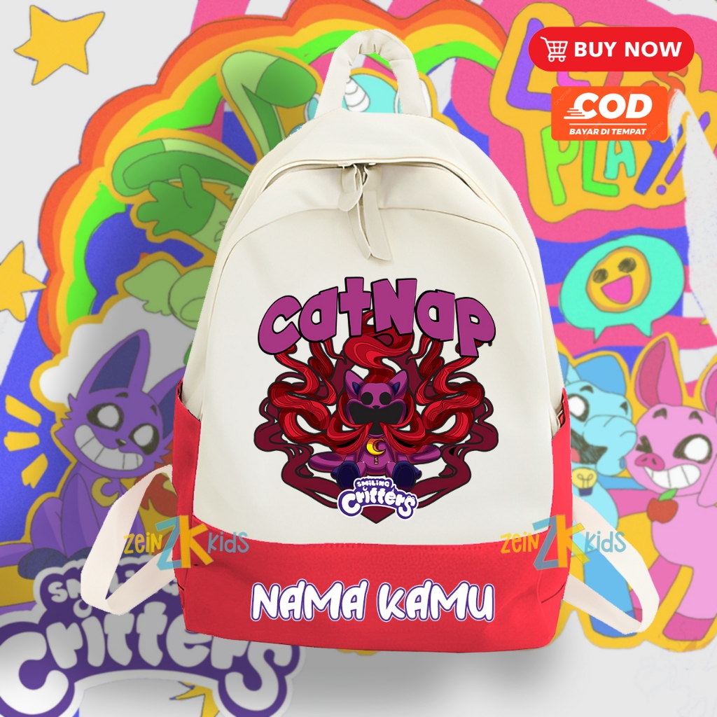 CATNAP Poppy Playtime Preschool Kindergarten School Backpack ...