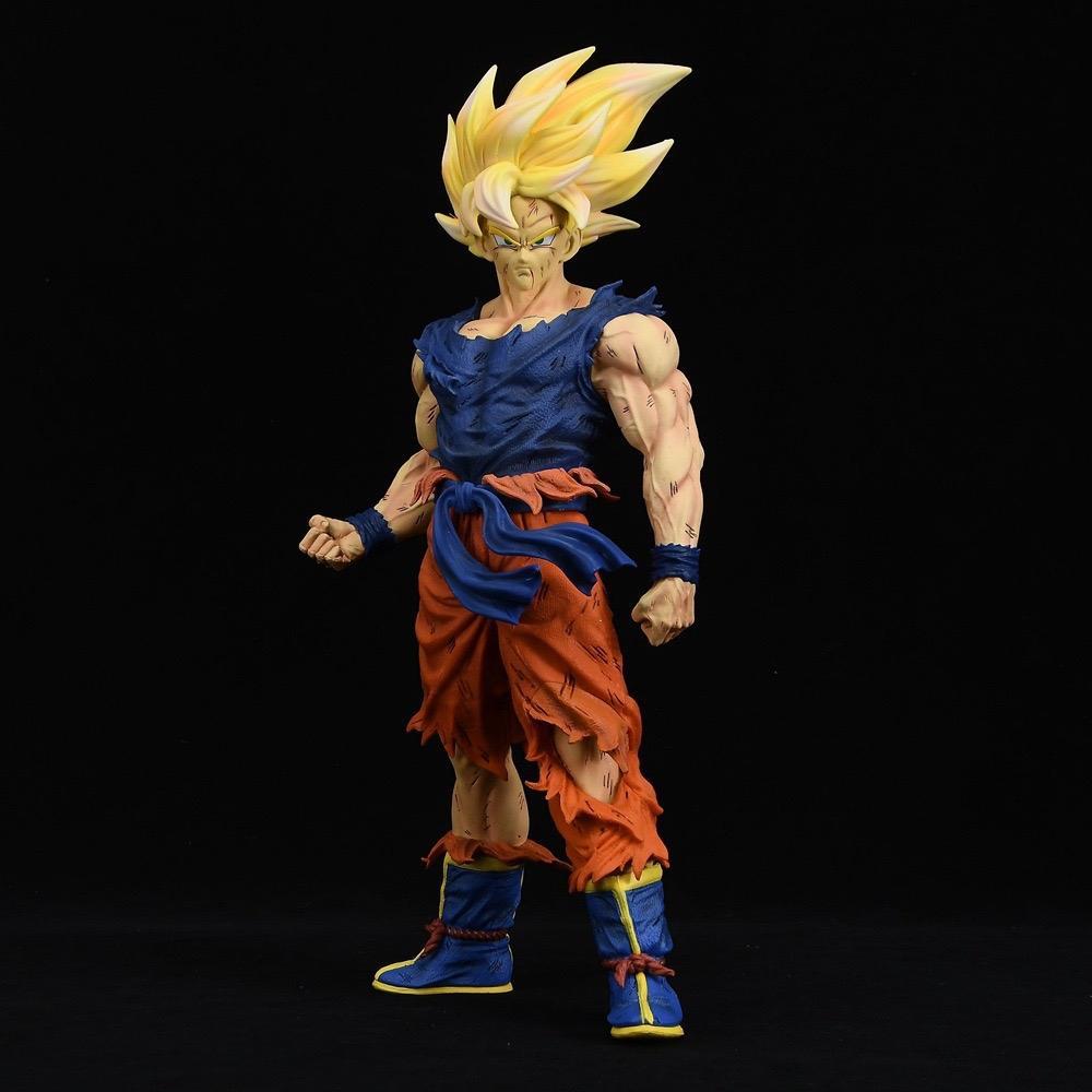 Dragon Ball Super Saiyan Goku Battle Damage Action Figure | Shopee ...