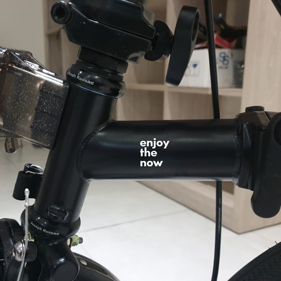 ENJOY THE NOW BIKE CUTTING STICKER | Shopee Philippines