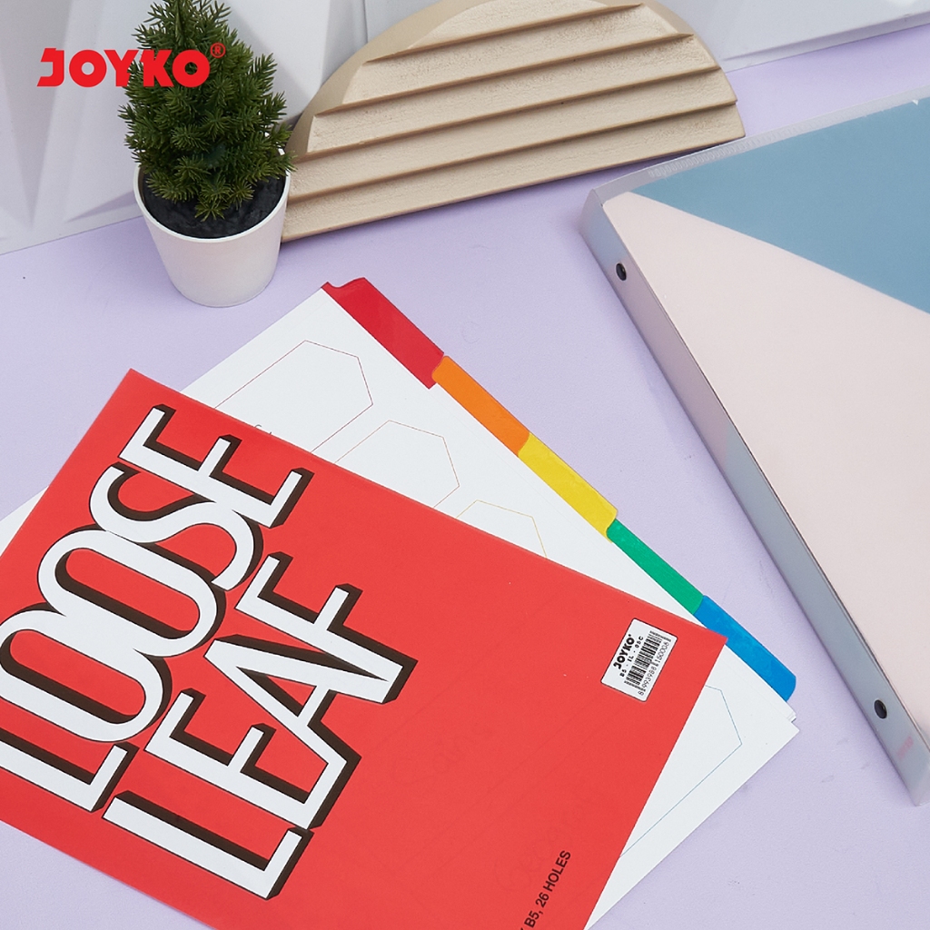 Joyko Loose Leaf Divider A5 B5 / Index Book Page Binder Divider ...