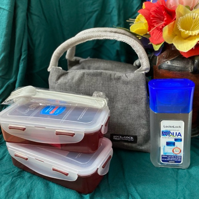 Lock n Lock and Lock & Lock Lunch Box Set A place to eat with a bag ...
