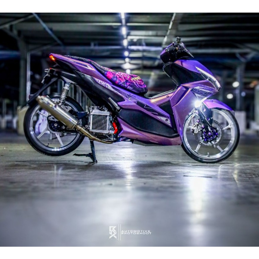 Aerox ALL NEW CONNECTED Transparent STRIPING 155 BARCODE DESIGN V2 ...