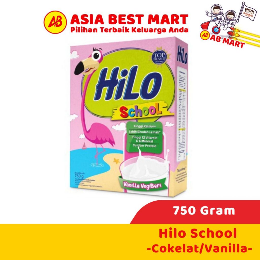 Hilo School 750 Gr Chocolate Vanilla Vegiberi High Calcium Low Fat Milk ...