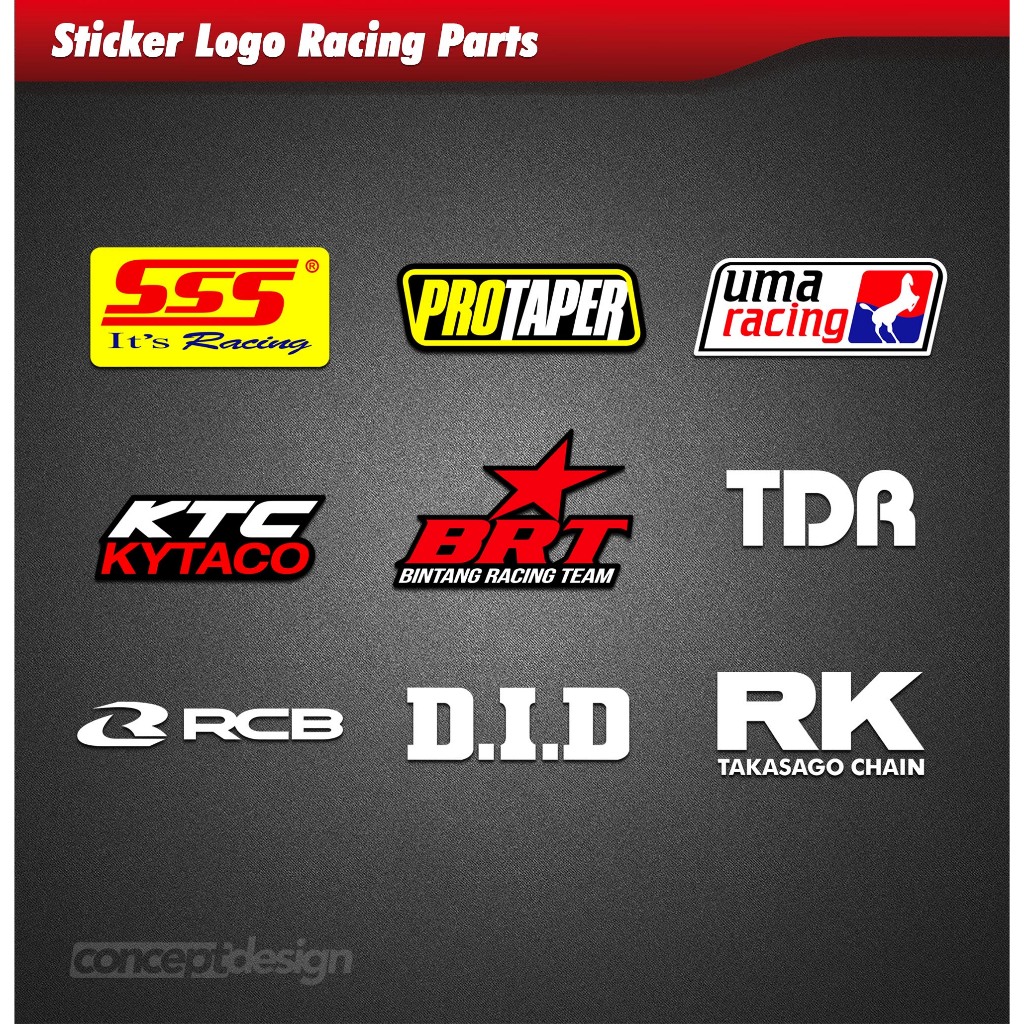 Racing Part Logo Sticker | Shopee Philippines