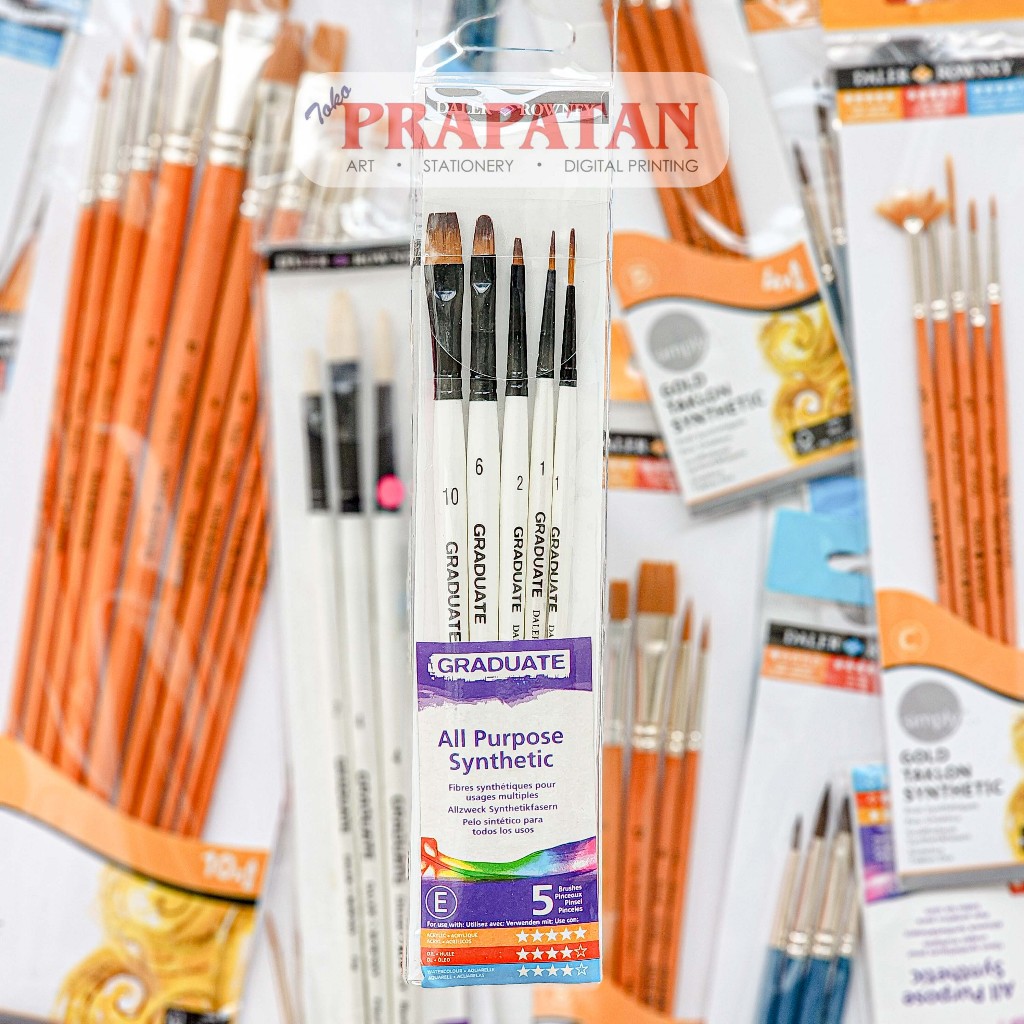 Daler Rowney Graduate Brush Set Painting Brush | Paint Brush Set ...