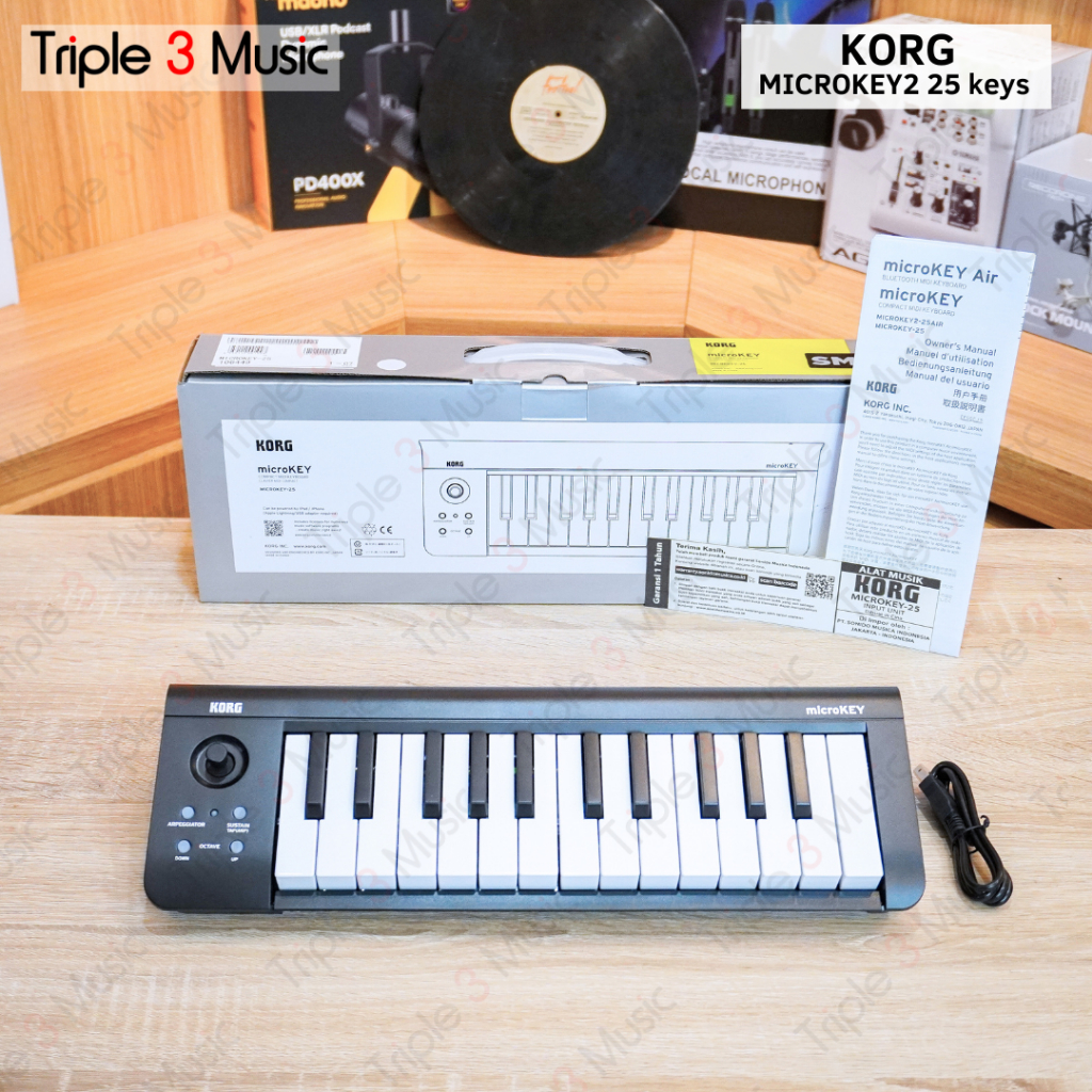 Korg microKEY2 USB-Powered, Compact MIDI Keyboard - 25 Key | Shopee ...
