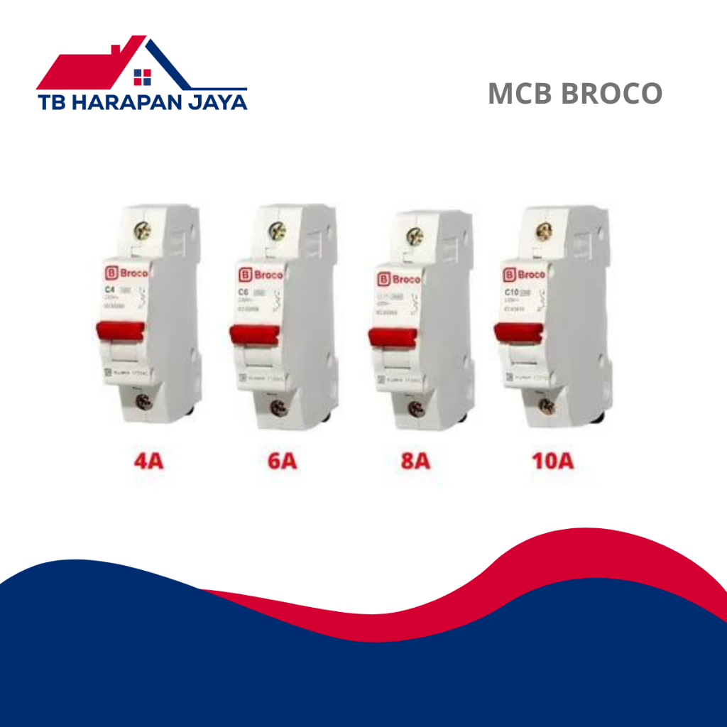 Mcb Broco SNI Original 4A, 6A, 10A | Shopee Philippines