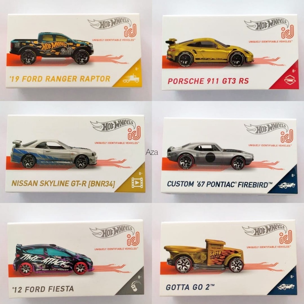 Hot Wheels ID Box Nissan Skyline GTR R34 CORVETTE CAMARO SILVIA FORD ...