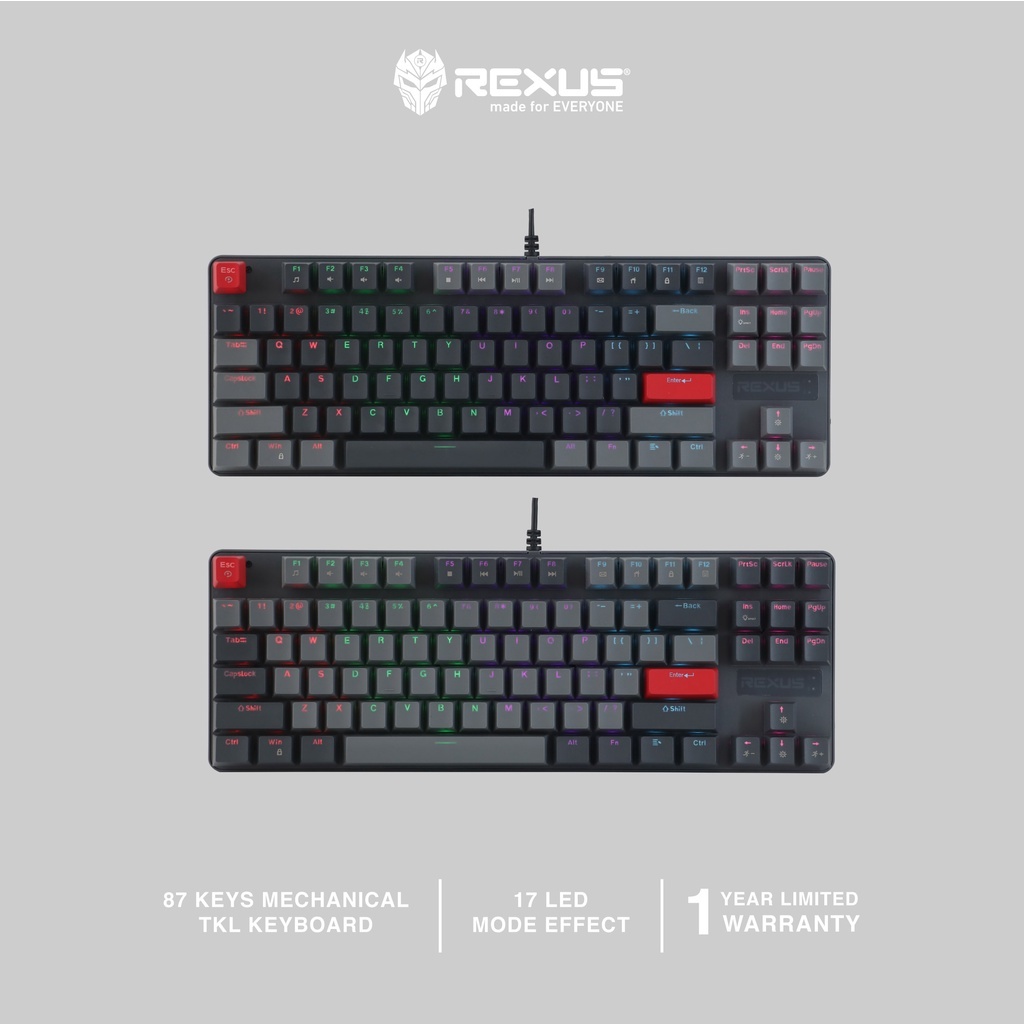 Rexus GAMING HEROIC KX4 BLUE SWITCH KEYBOARD | Shopee Philippines