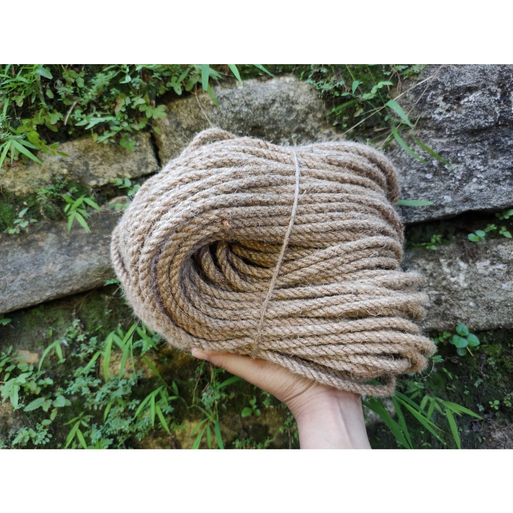 Burlap Rope // Hemp Rope 6mm 5 & 10 Meters Long | Shopee Philippines