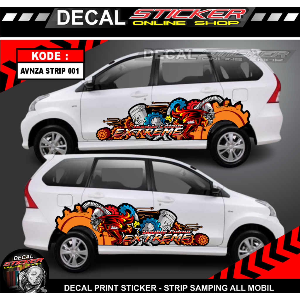 AVANZA CAR STICKER DECAL | Shopee Philippines