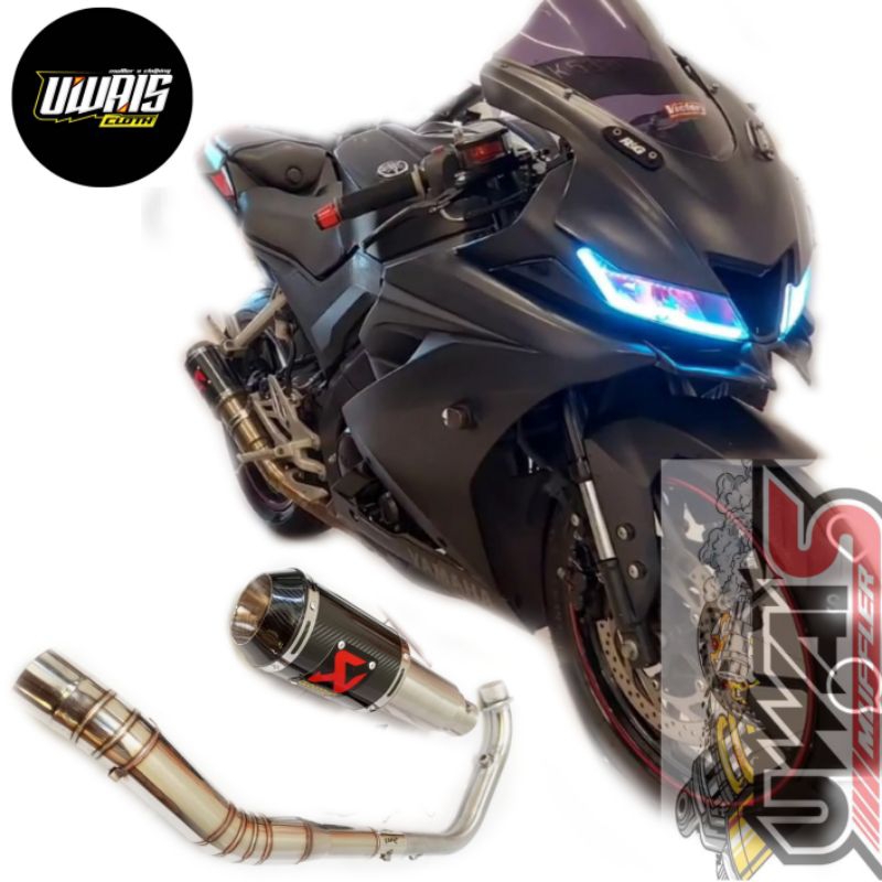 Akrapovic Exhaust Racing R15 V3 v4 Exhaust Yamaha R15 Ekzos | Shopee ...