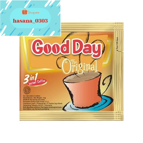 Good Day Original 1 Pack contains 10 sachets | Shopee Philippines