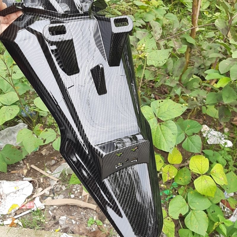 Aerox 155 new connected Carbon Rear Fender | Shopee Philippines