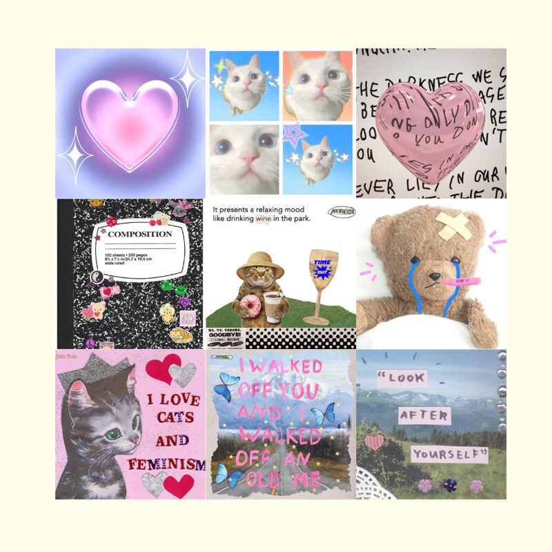 Y2k AESTHETIC WALL POSTER, CUTE WALL DECO Y2k | Shopee Philippines