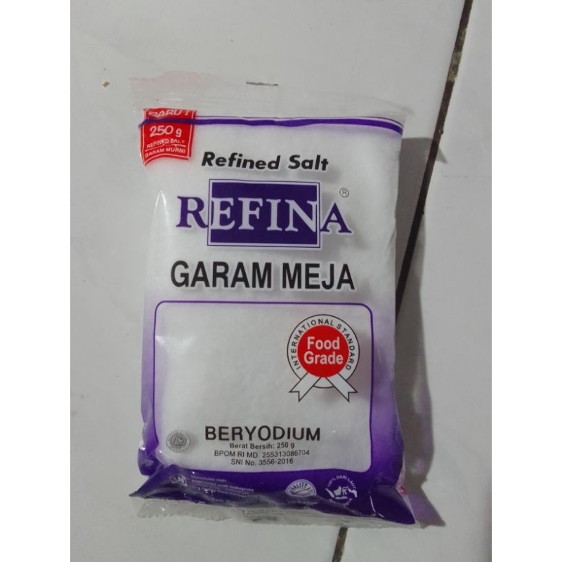 Refina Fine Salt 250GR | Shopee Philippines