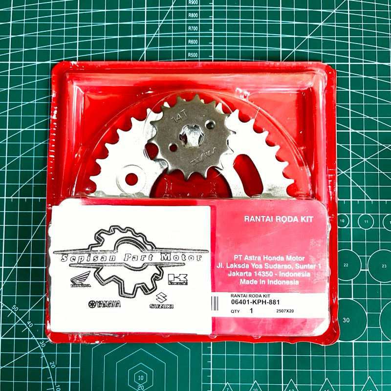 Gear SET Chain SUPRA X 125 FIT NEW KARISMA REVO ABS BLADE Old NEW ...