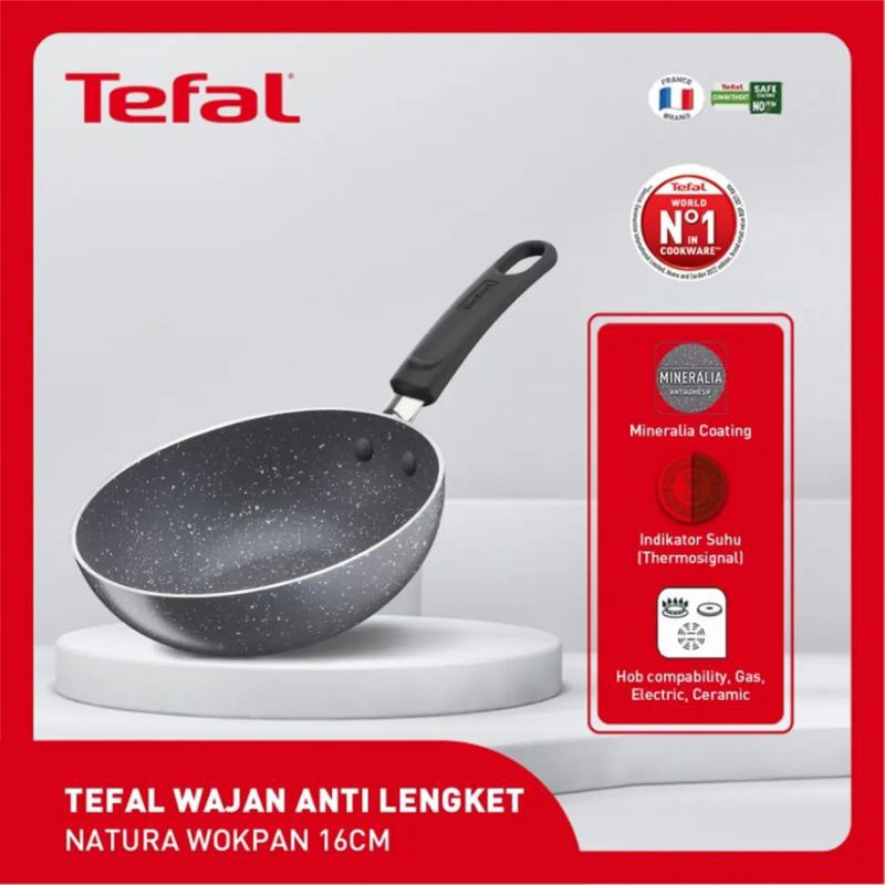 Tefal Natura wokpan 16 cm | Shopee Philippines