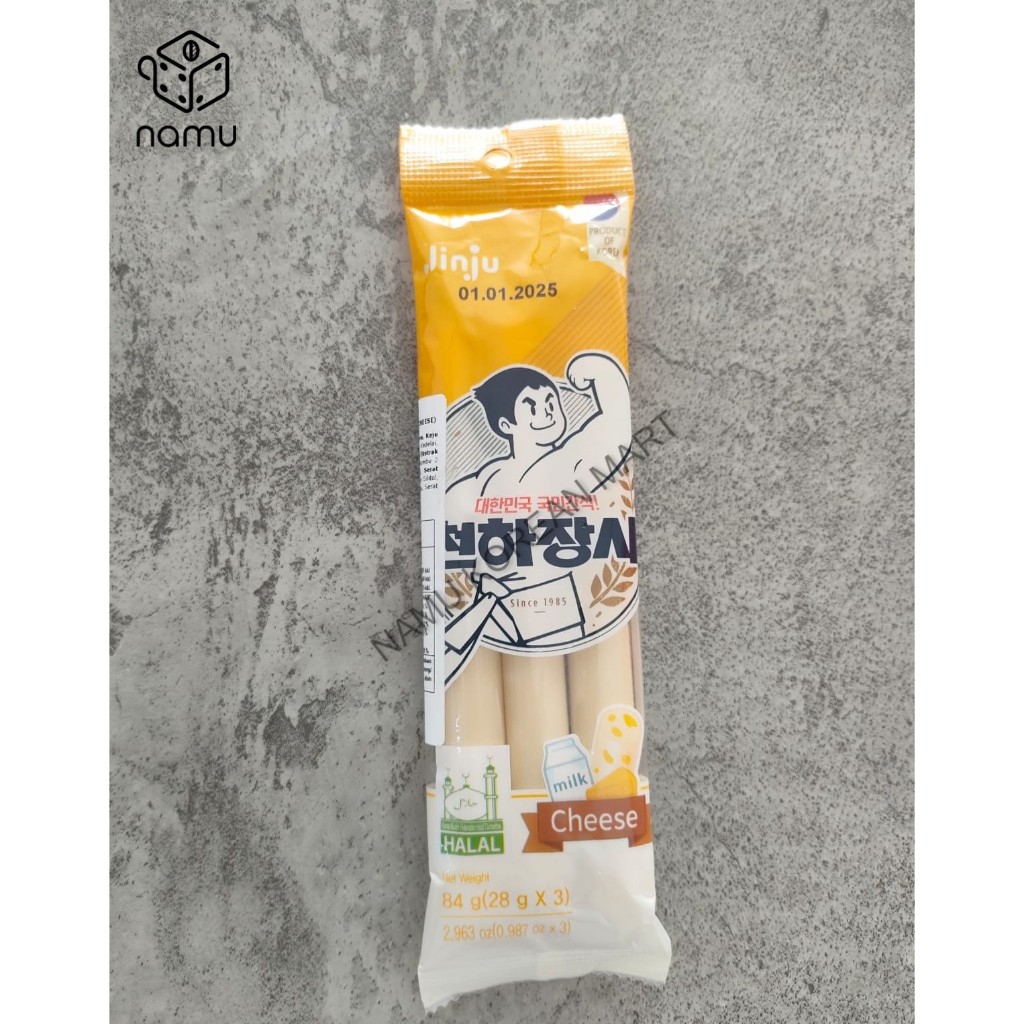 Jinju Chun Ha Jang Sa Fish Cake Sausage Cheese 84gr/Cheese Flavored ...