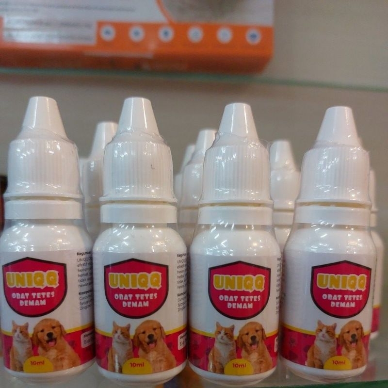 UNIQQ Cat/Dog Fever Medicine 10 ML / Cat/Dog Fever Drops | Shopee ...