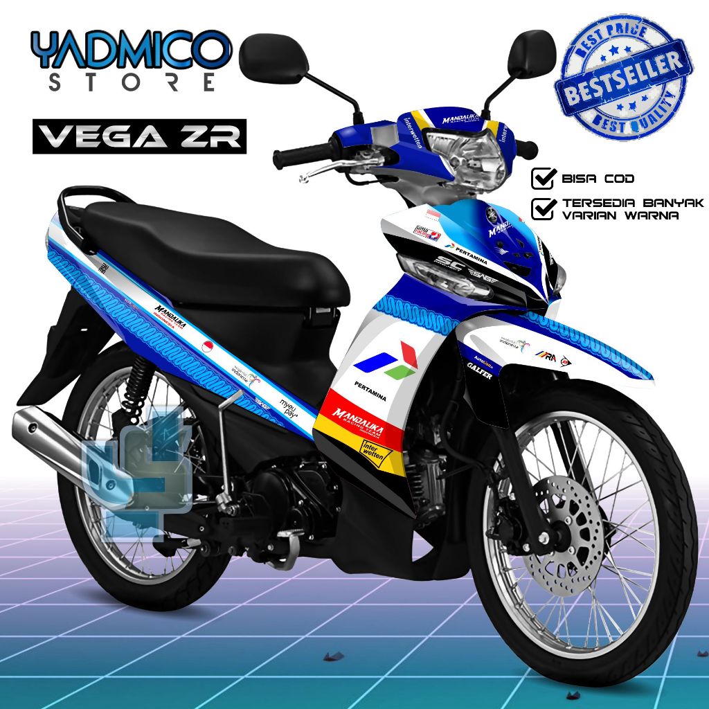 Vega ZR Full Body Decal - Vega ZR Full Body Motorcycle Sticker - Vega ...