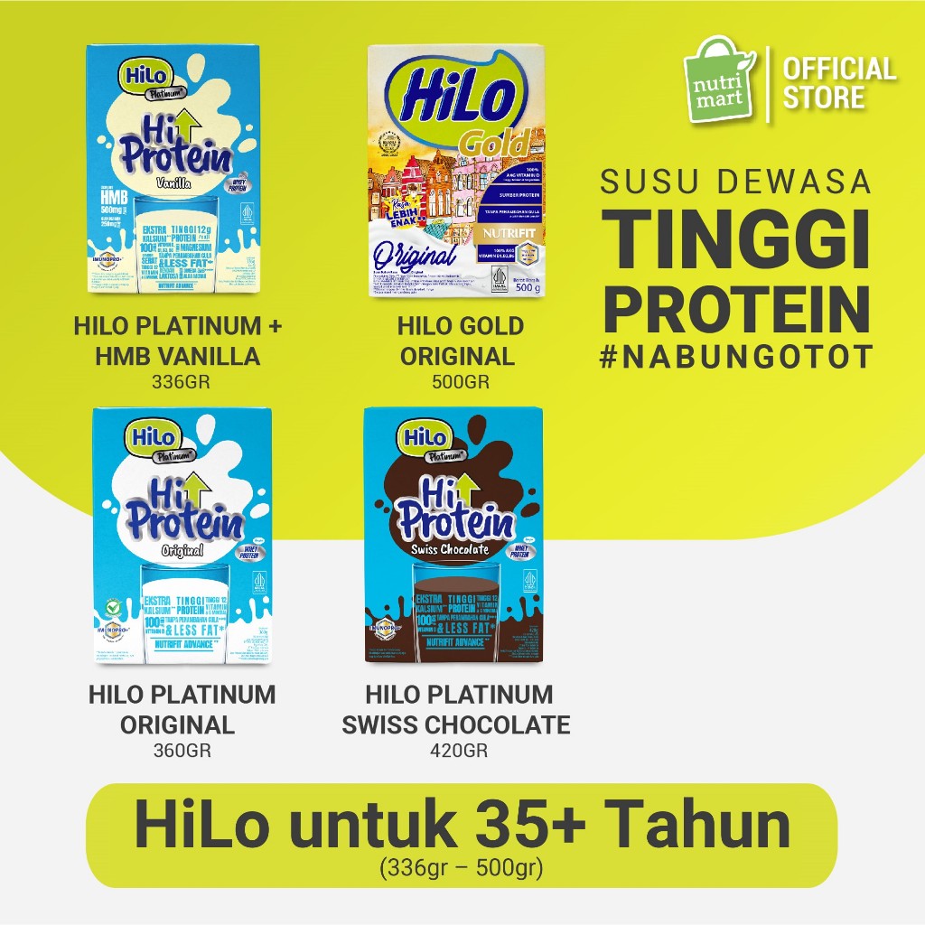 Hilo for 35+ Years (336gr - 500gr) - High Protein Milk Maintains Muscle ...