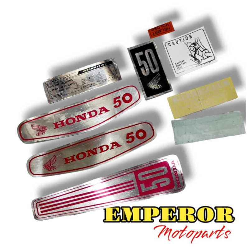 Striping BODY STICKER BODY SET HONDA C50 C70 C90 PISPOT | Shopee ...