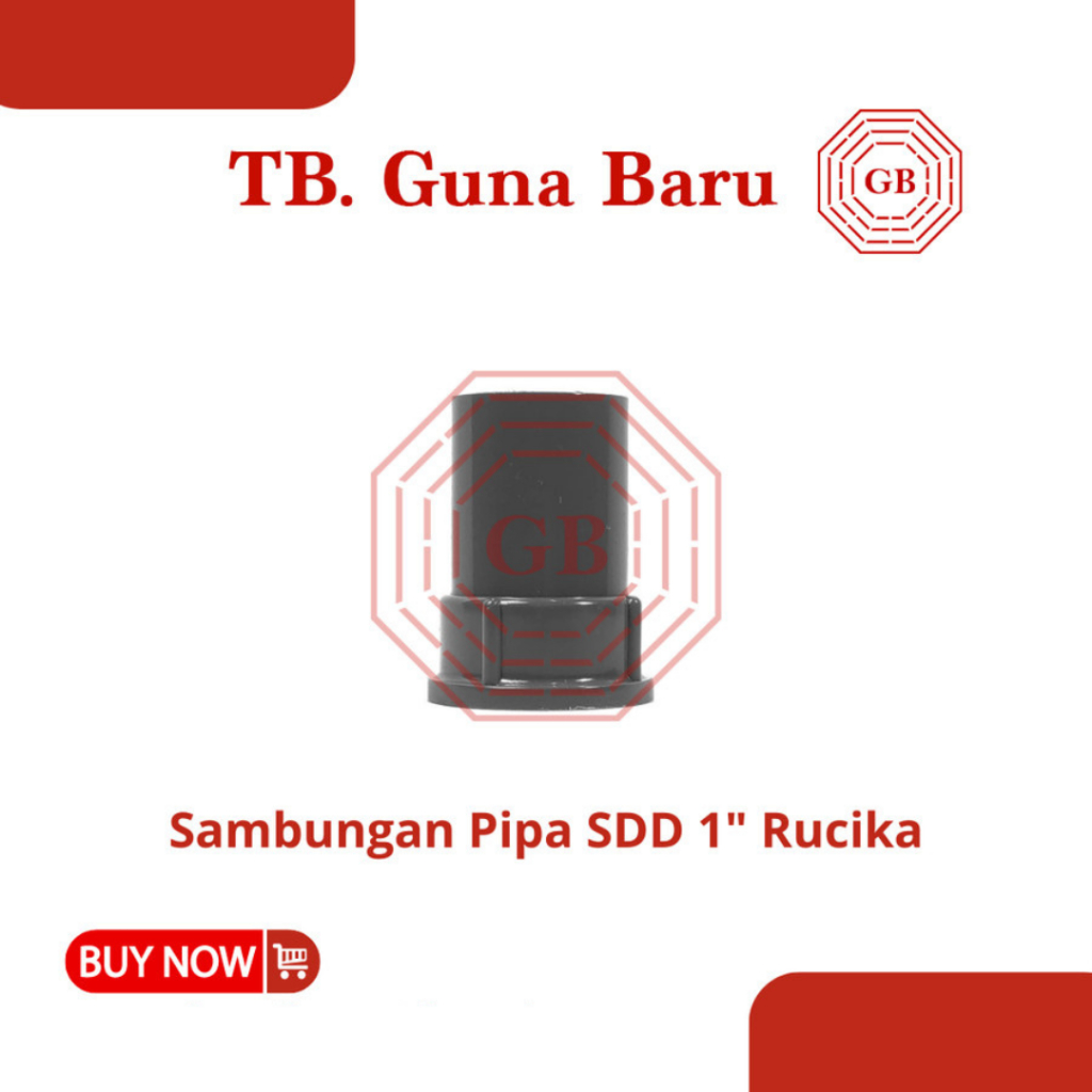 Pvc Pipe Connection SDD AW 1" Socket Thread In AW 1 Inch Rucika ...