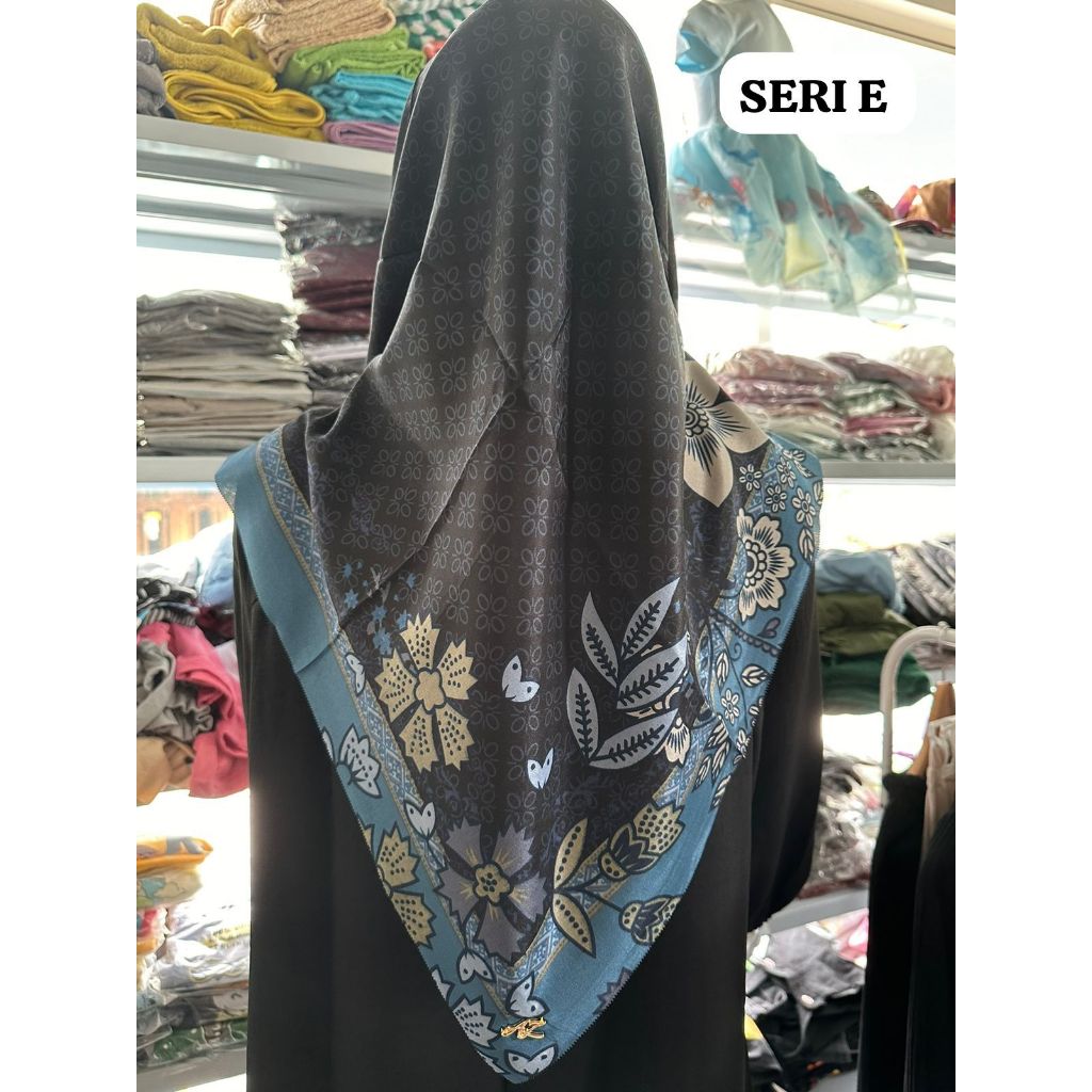 4.4: [Alta Department Store] JILBAB AZR BLACK SERIES OLIVE LC MOTIF [D,E,F] METAL LOGO/ LASERCUT ...