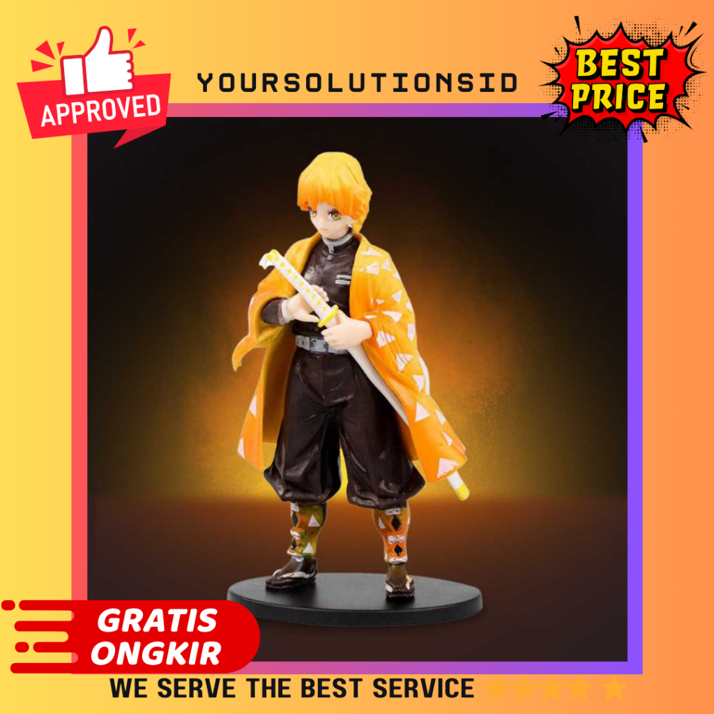 Apaffa Action Figure Demon Slayer Kimetsu no Yaiba Zenitsu - AP3 ...