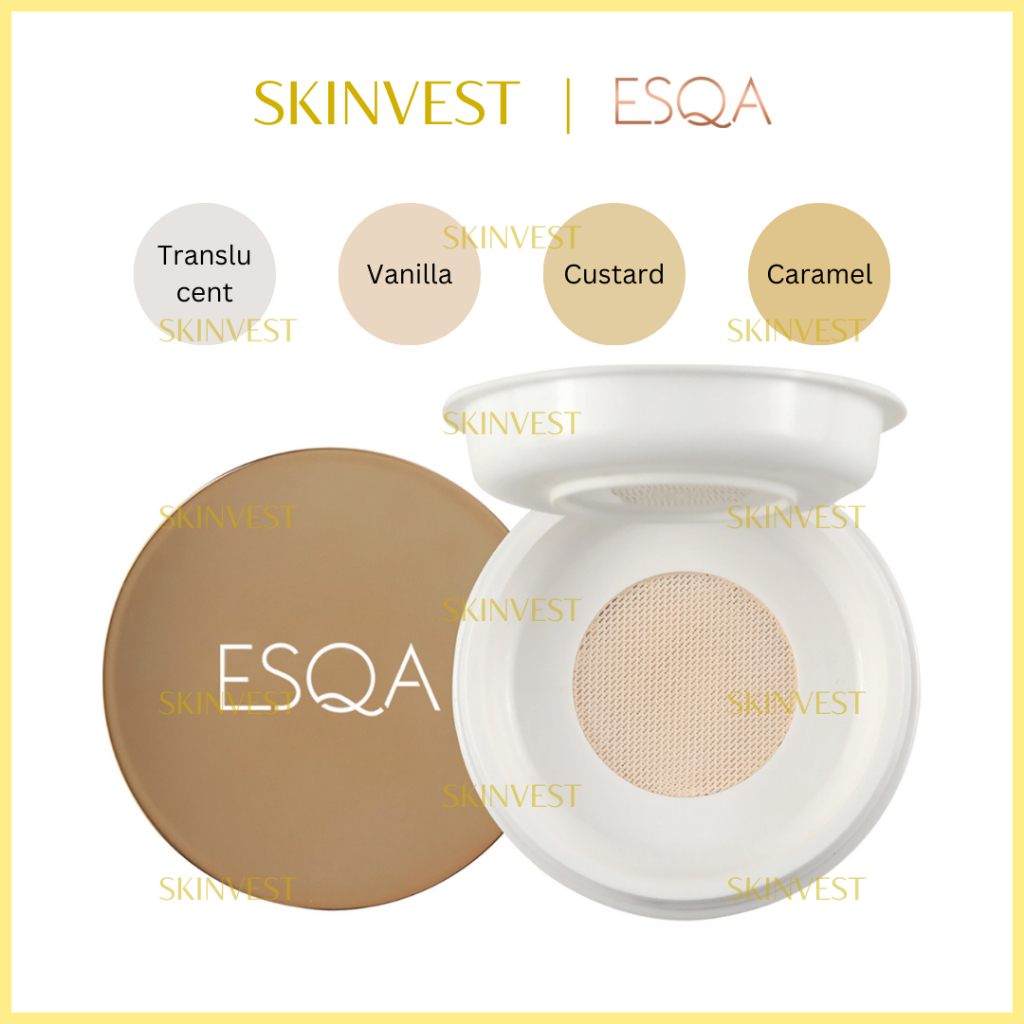 ESQA Flawless Micro Setting Powder - Loose Translucent Vanilla Custard ...