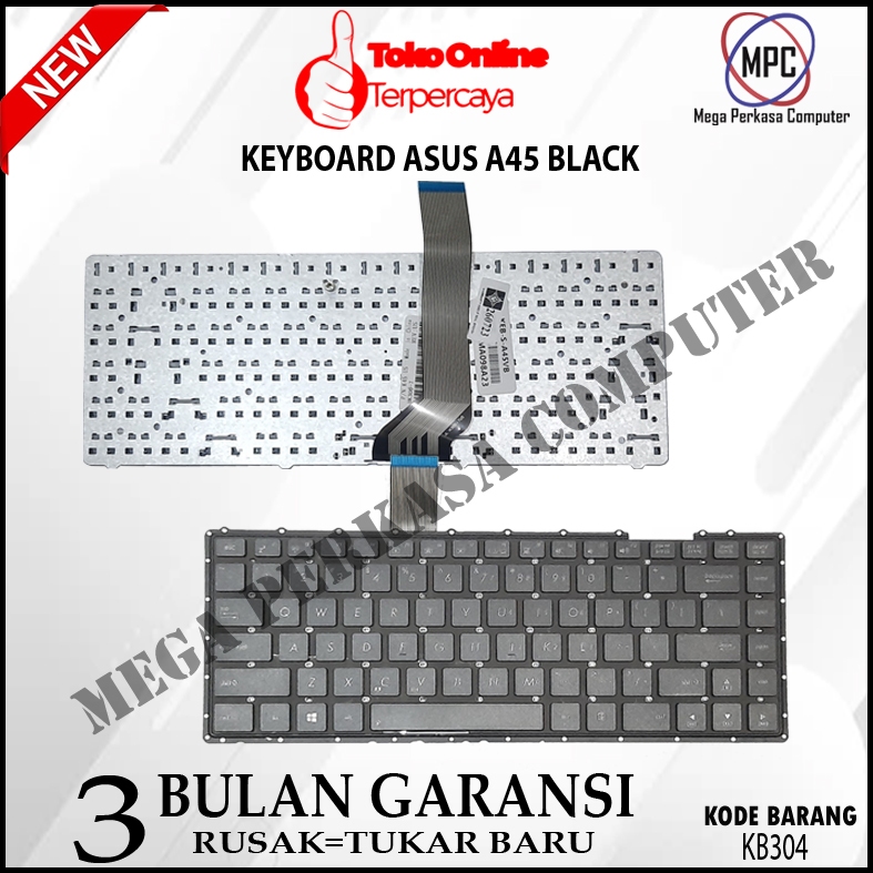 Asus A45 A45A A45DE A45DR A45N A45V A45VD A45VJ A45VM A45V Keyboard ...