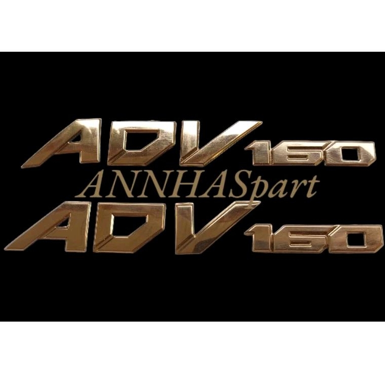 Adv 160 gold emblem logo Price 2pc Left And Right | Shopee Philippines