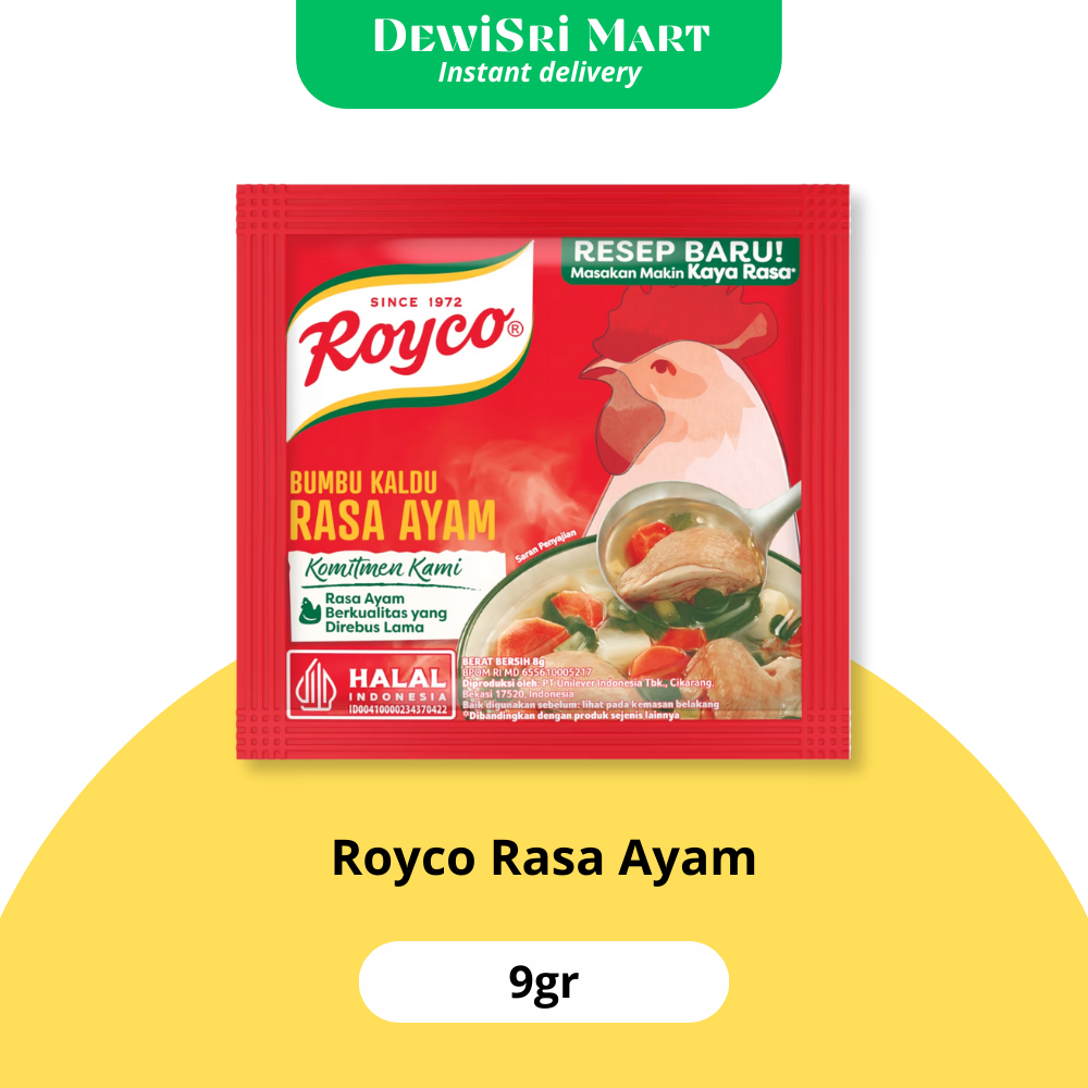 Royco Chicken Sachet 9gr/pcs - Dewi Sri Mart | Shopee Philippines