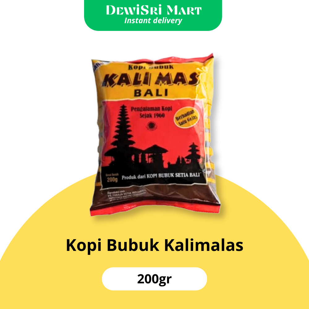Kalimas Powder Coffee 200GR - Dewi Sri Mart | Shopee Philippines