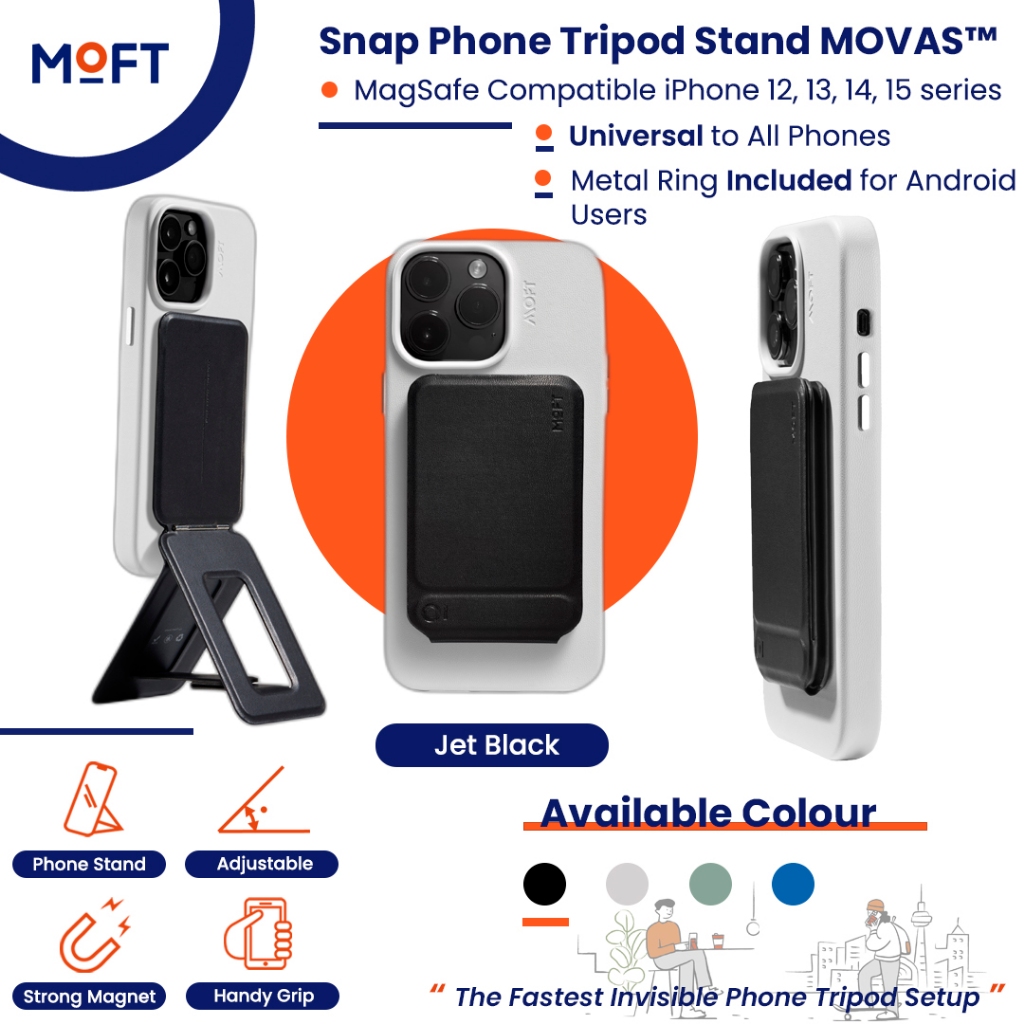 Moft Snap Phone Tripod Stand MOVASTM - MagSafe Compatible | Shopee Philippines