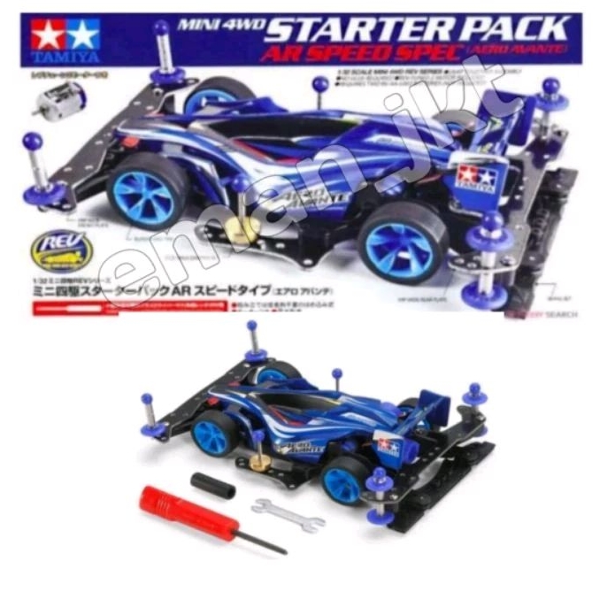 TAMIYA 18706 MINI 4WD STARTER PACK AR AERO AVANTE (RE-RELEASE) | Shopee ...