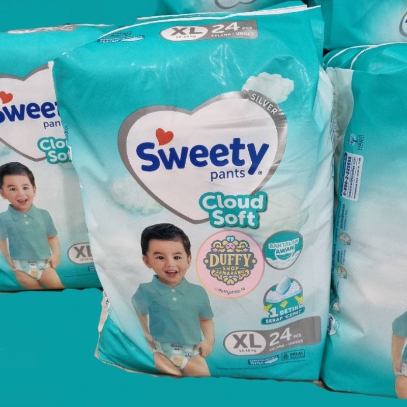 Sweety SILVER PANTS XL Contains 24 PANTS Diapers | Shopee Philippines