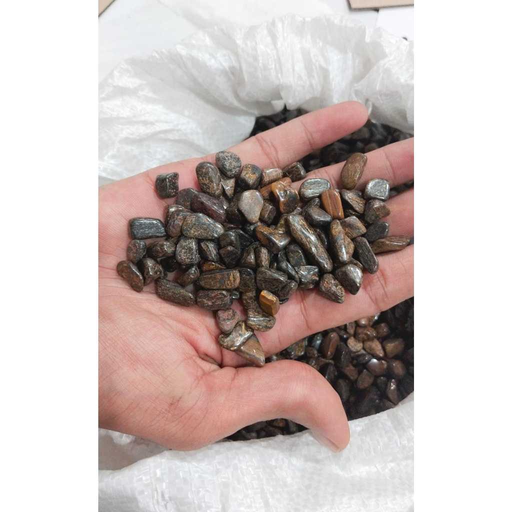 Natural Bronzite Chips Gravel 7-9 mm 100 grams package | Shopee Philippines