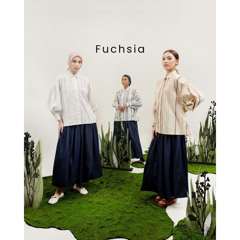 Maima PEKANBARU-MAIMA X HANNA FUSCHIA TOP | Shopee Philippines
