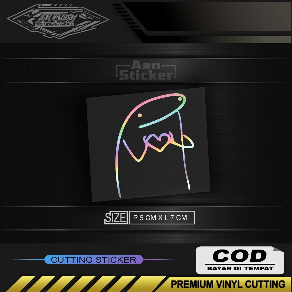 Cute emote cartoon midle finger stickers cutting stickers | Shopee ...