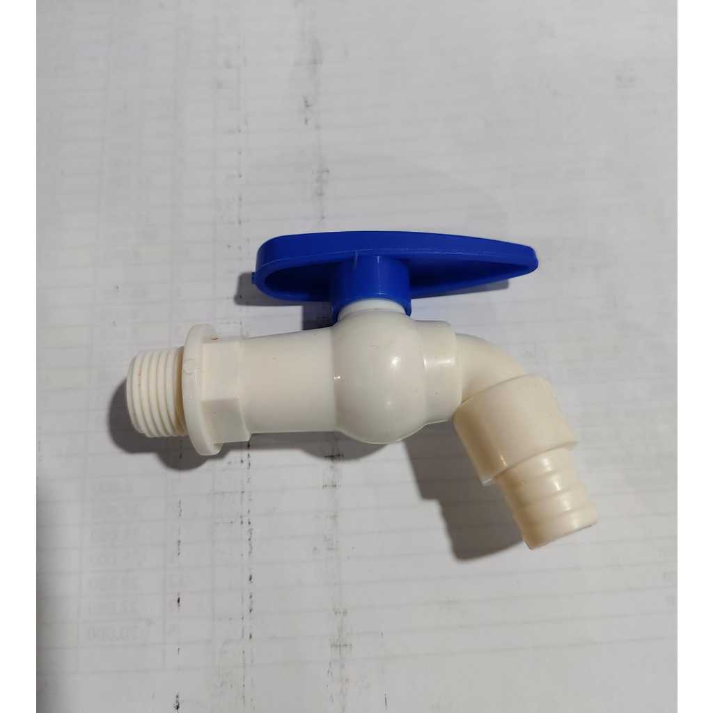 Pvc WALL WATER FAUCET 1/2" THICK JUMBO CRANK PLASTIC GARDEN WATER ...