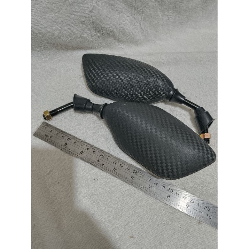 Honda pcx drat Carbon Rear View Mirror Short Carbon Rear View Mirror ...