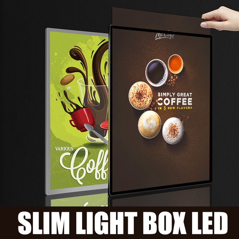 Led Cafe Menu Board/LED Signboard/ Slim Light Box/LED Light Box/LED Display Sign Board/LED Menu ...