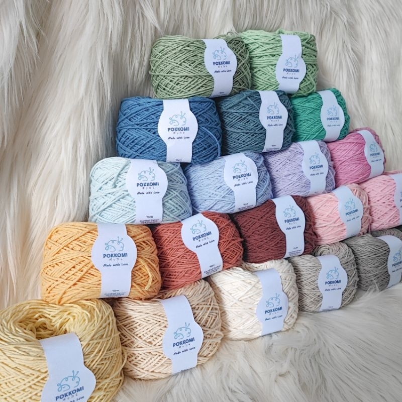 Solid Color Plain Combed Cotton Knitting Yarn 3 | Shopee Philippines