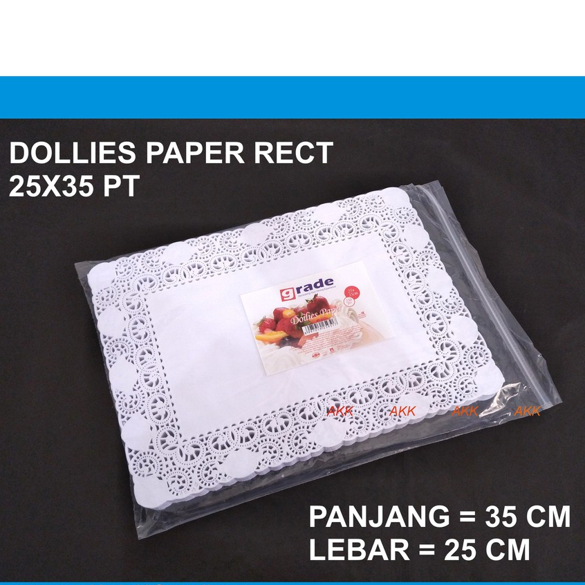 DOILIES PAPER RECTANGLE 25x35 INCH WHITE (250 PCS) | Shopee Philippines