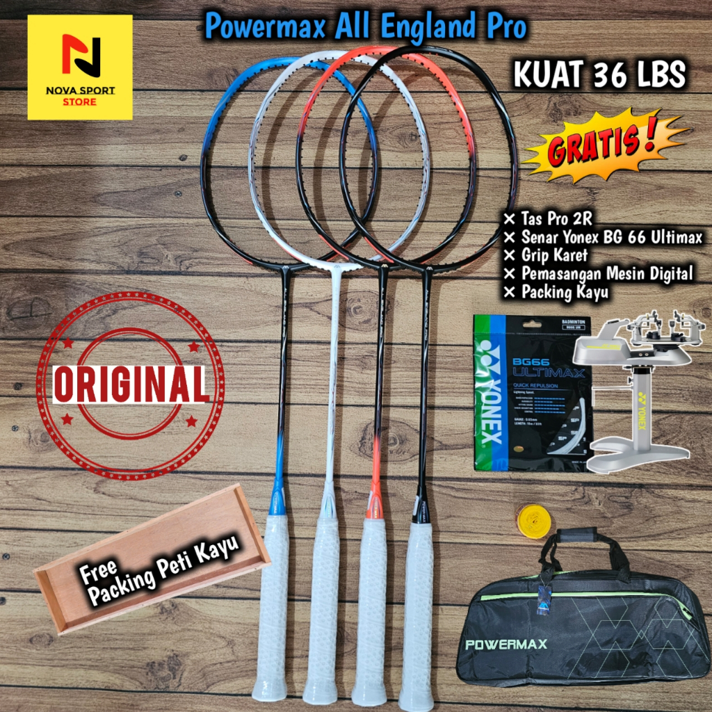 Powermax All England Pro Badminton Racket | Shopee Philippines
